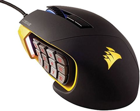 Corsair Scimitar RGB Optical MOBA MMO Wired Gaming Mouse B CeX UK Buy Sell Donate
